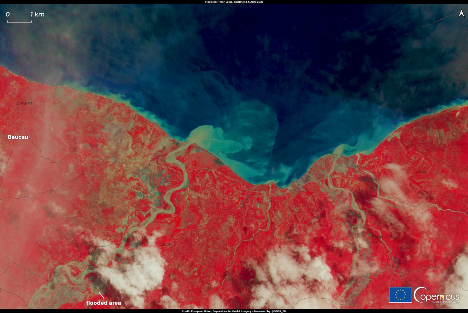 Floods and slides in Indonesia and Timor: displaced peopel as a result ...